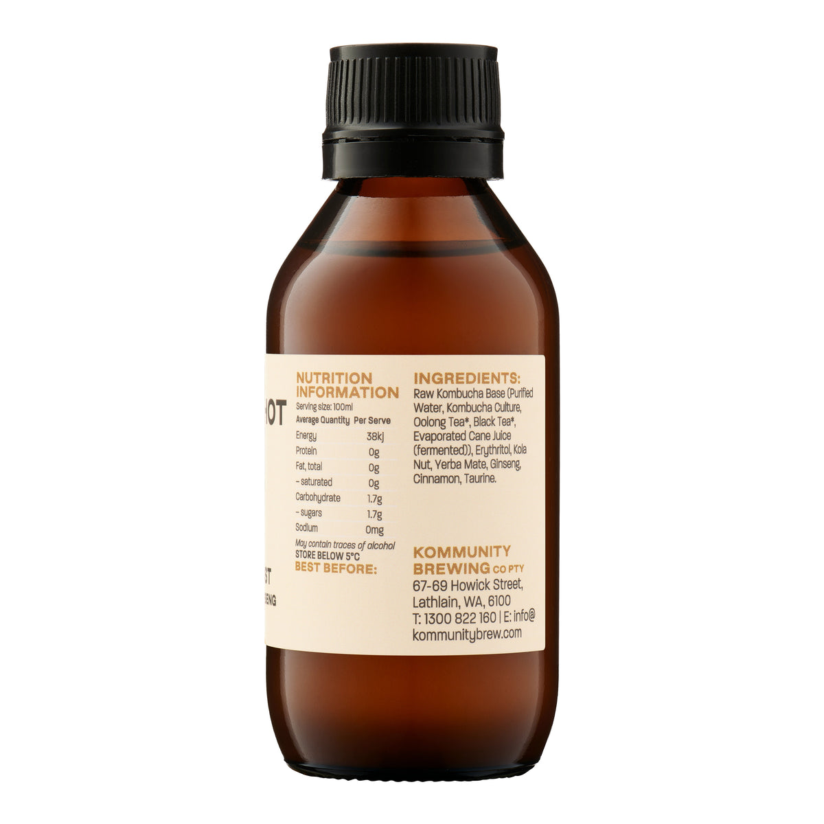 Collagen Boost Herbal Health Shot 100ml x 12 | Kommunity Brew