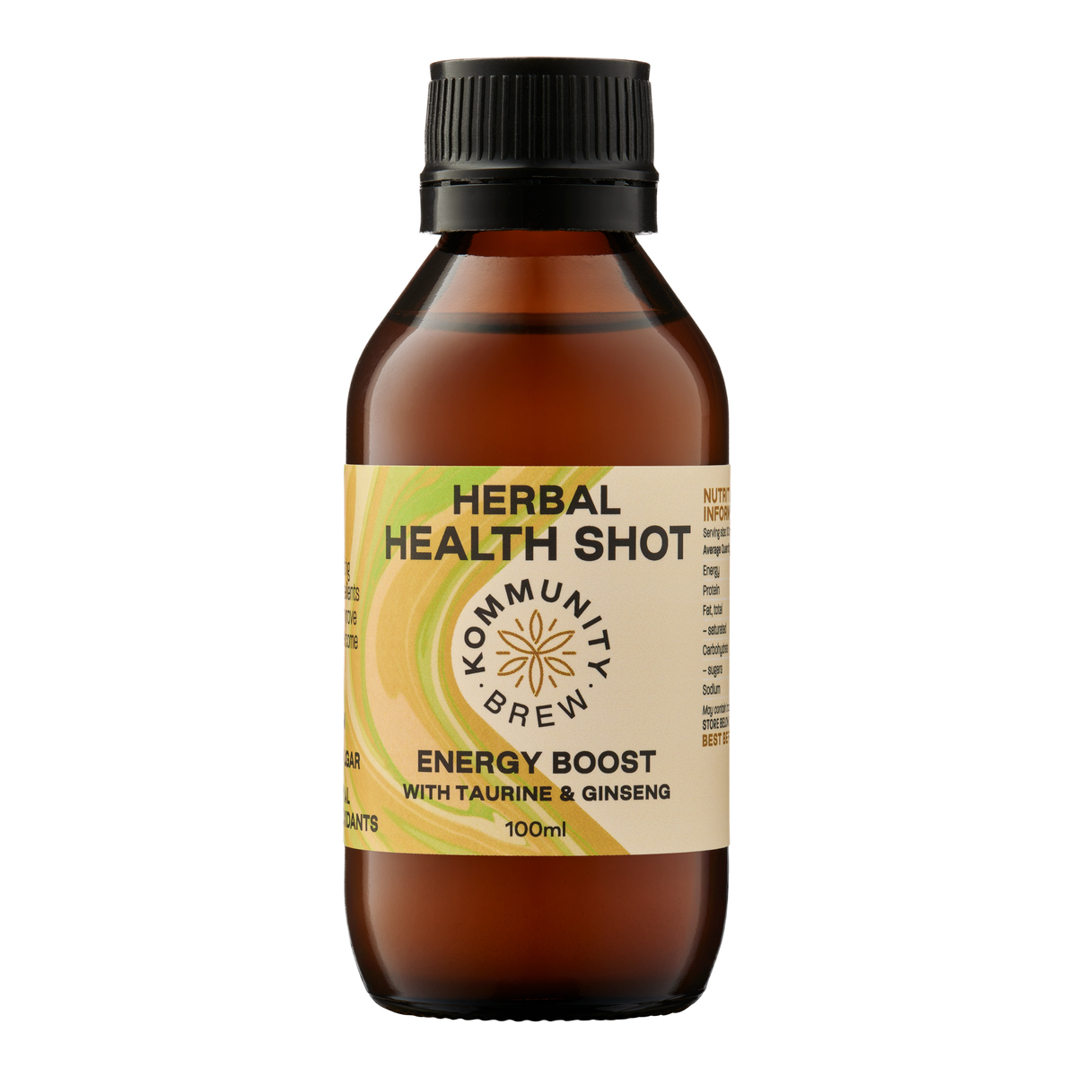 Collagen Boost Herbal Health Shot 100ml x 12 | Kommunity Brew