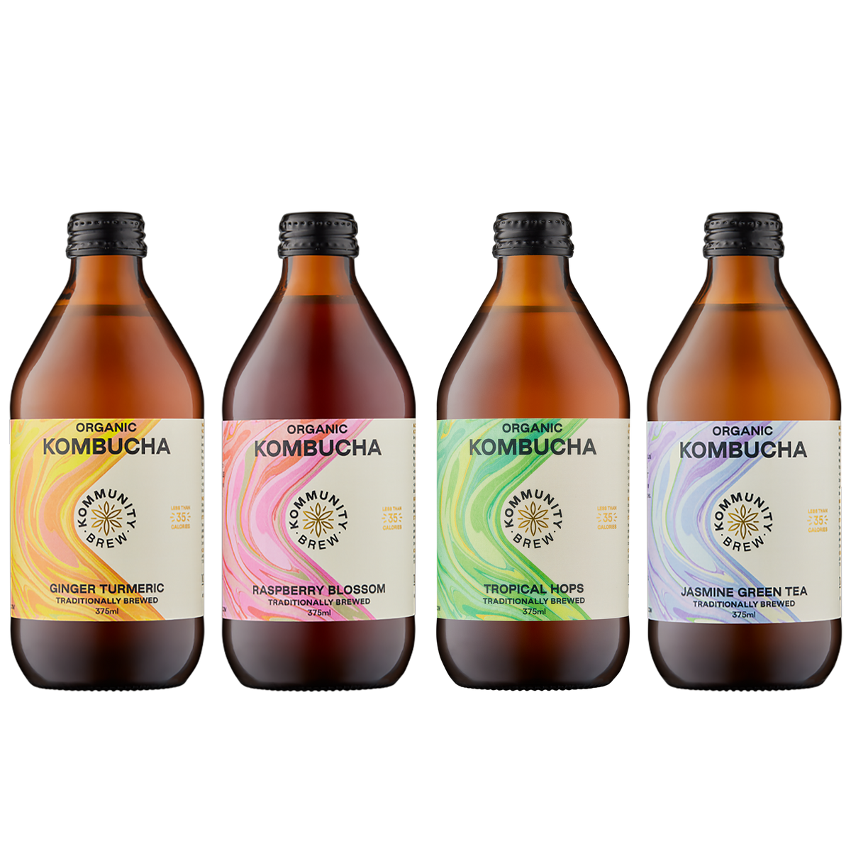Organic Mixed Box Kombucha | Kommunity Brew