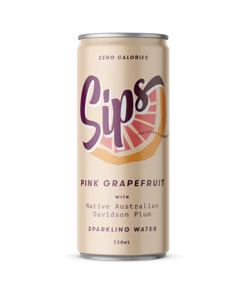 Pink Grapefruit Sparkling Water | Sips Sparkling Water – Kommunity Brew