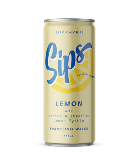 Lemon Sparkling Water | Sips Sparkling Water – Kommunity Brew