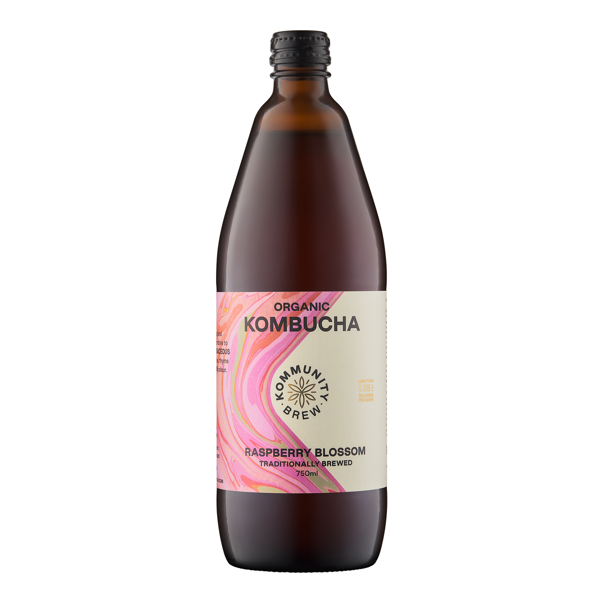 Organic Raspberry Blossom Kombucha | Kommunity Brew